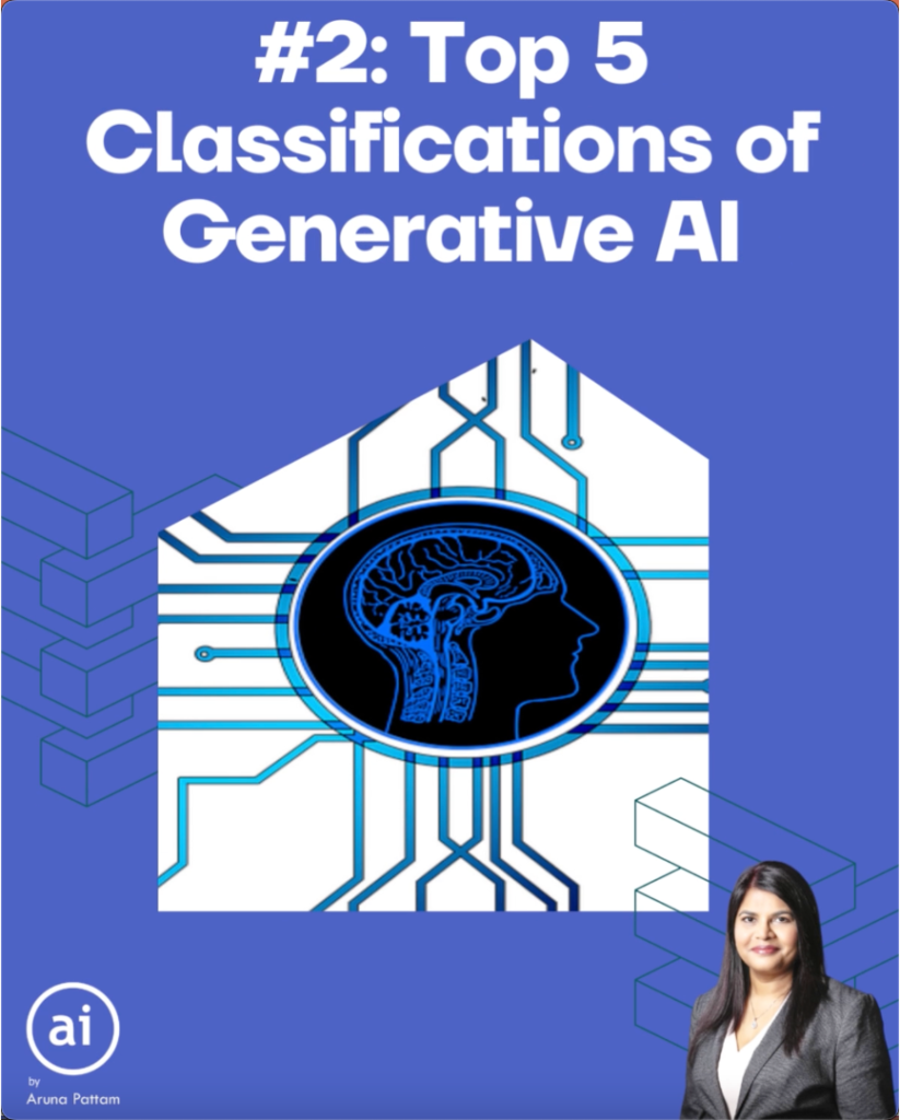 Generative AI – Top 5 Classifications – Aruna Pattam